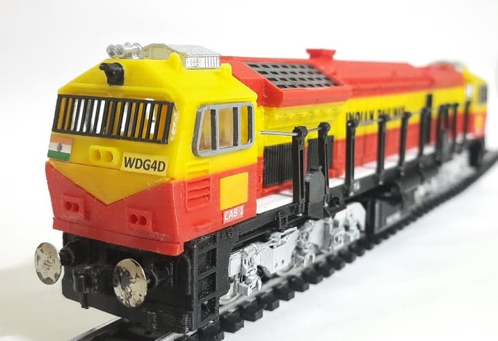 CRealities WAP7 Locomotive Indian Railways HO Scale Display Model. – CRealities